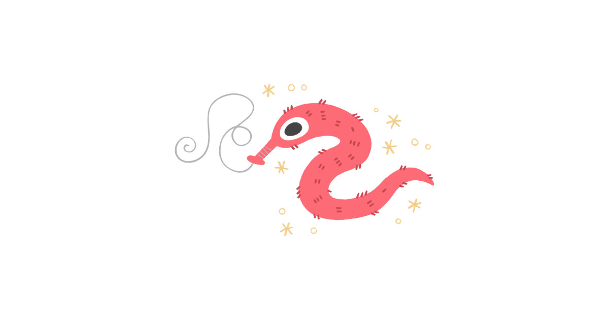 Red Worm-on-a-String - Worm On A String - T-Shirt | TeePublic