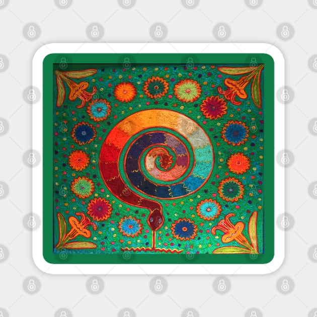 Shaman Peyote Serpent Ritual - Shaman Serpent Ritual - Magnet | TeePublic