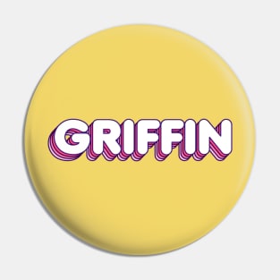 Pink Layers Griffin Name Label Pins and Buttons for Sale | TeePublic