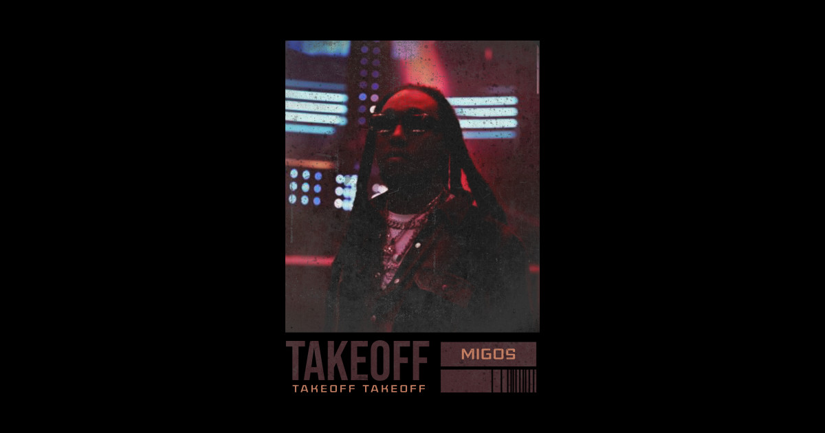 takeoff retro rap - Takeoff - Sticker | TeePublic