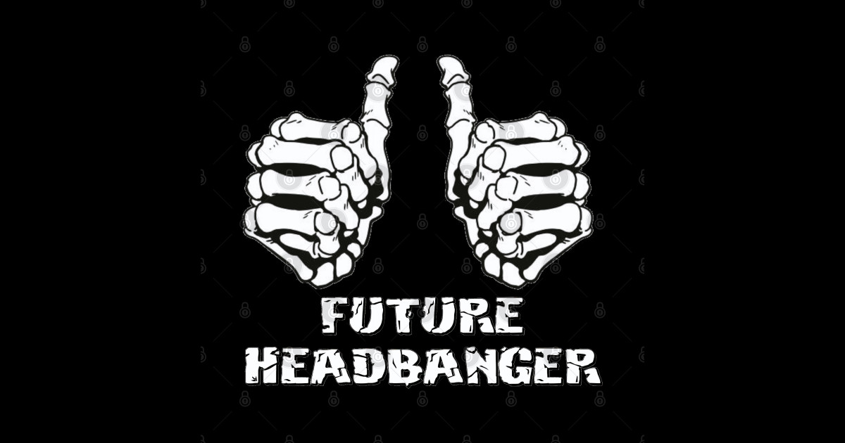 Future Headbanger - Headbanger - Sticker | TeePublic