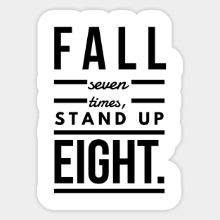 fall down seven times