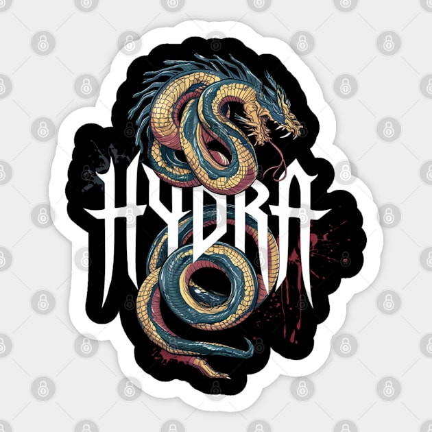 Hydra Cool Art - Hydra - Sticker | TeePublic