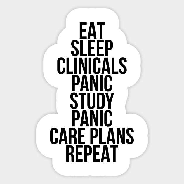 Funny Nursing Student Quote Tee Shirts - Funny Nursing - Sticker ...