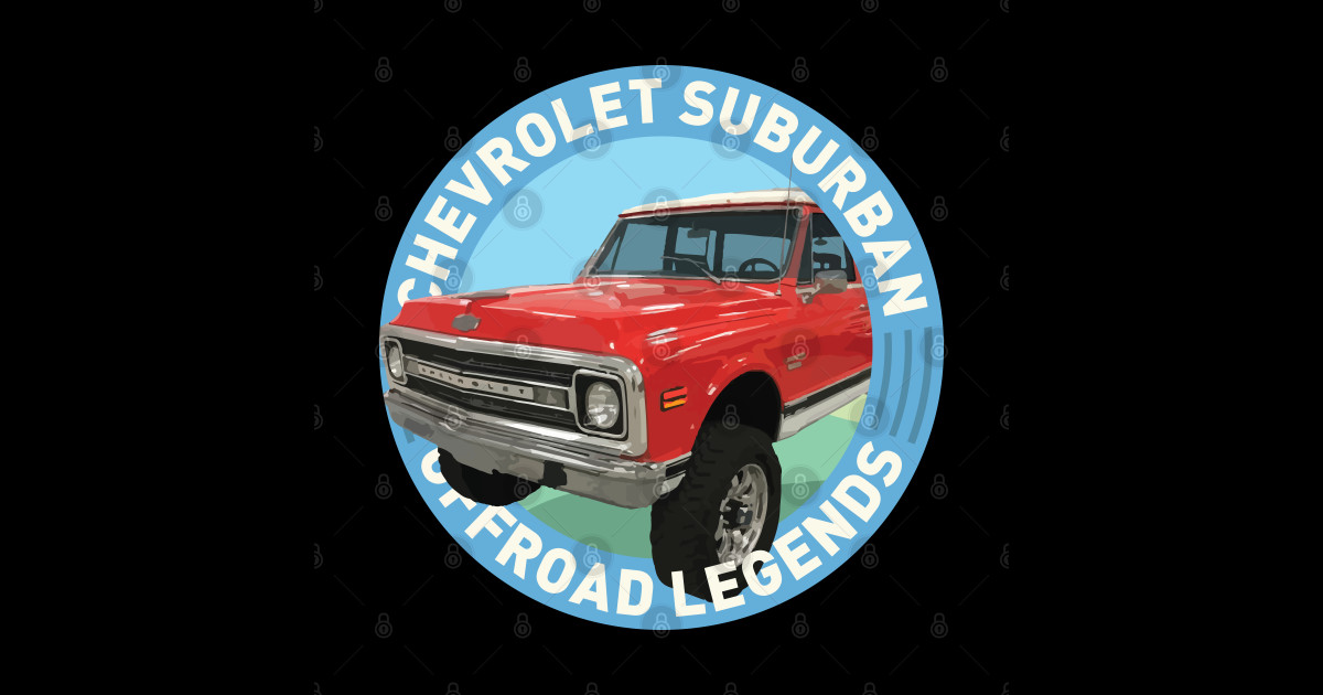4x4 Offroad Legends: Chevrolet Suburban 5K (red) - Suburban - Sticker ...