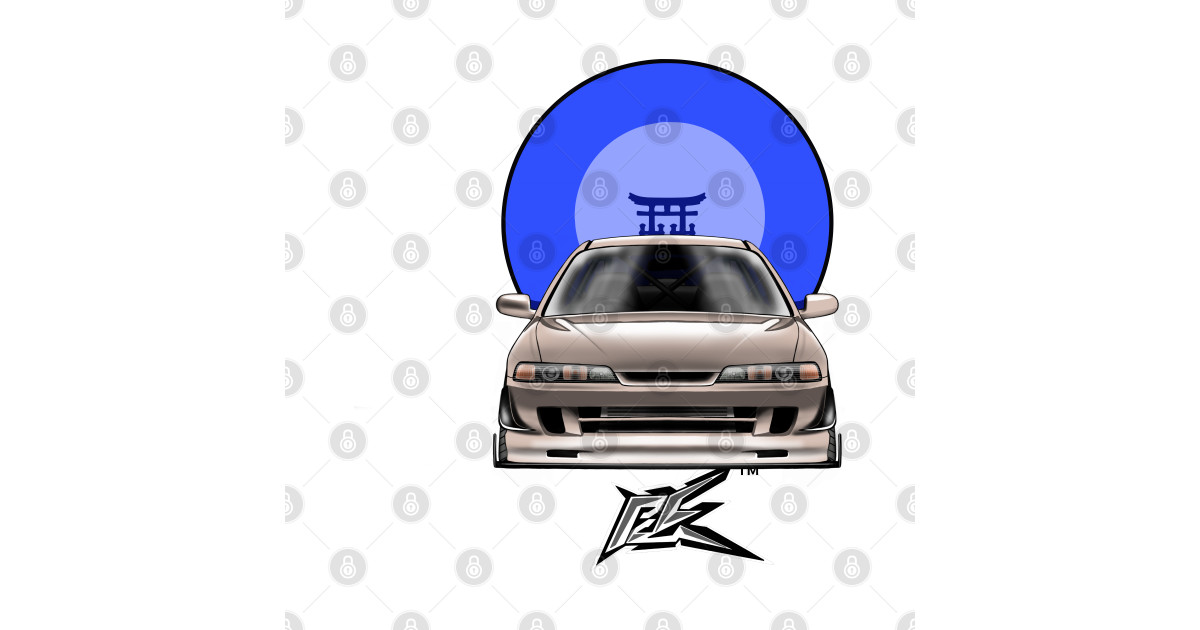 honda integra type r gold - Integra Type R - T-Shirt | TeePublic