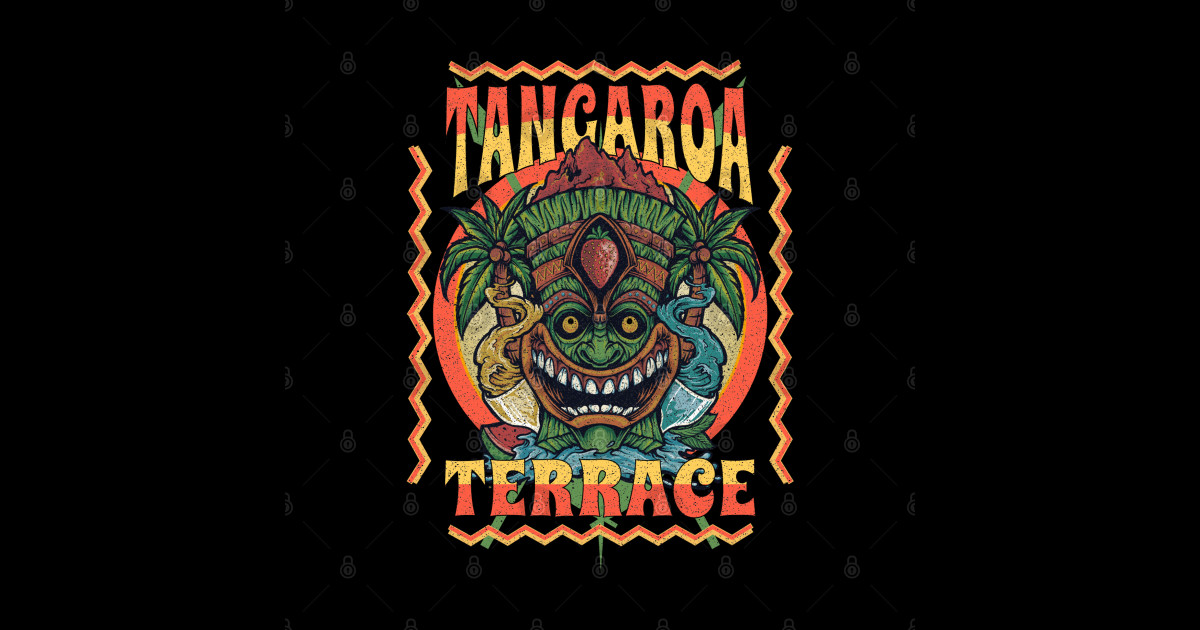 Tangaroa Terrace Tropical Bar and Grill California Distressed look ...