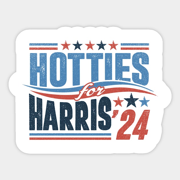 HOTTIES FOR HARRIS 24 KAMALA HARRIS 2024 - Hotties For Harris - Sticker ...