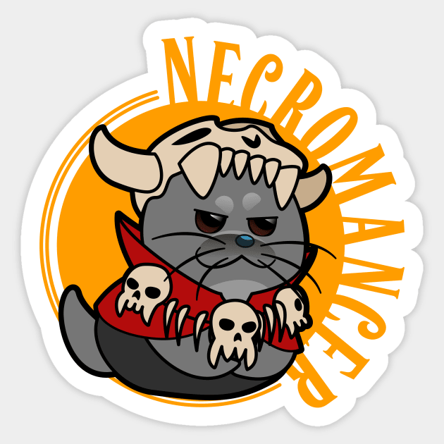 Adventure Seal - Necromancer - Ttrpg - Sticker | TeePublic