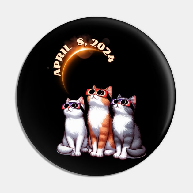 Solar Eclipse 2024 Cat Wearing Solar Eclipse - Solar Eclipse 2024 Cat ...
