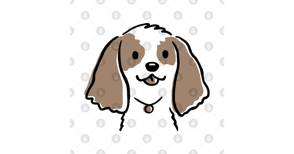 Cocker Spaniel Cartoon Dog - Cocker Spaniel - Magnet | TeePublic