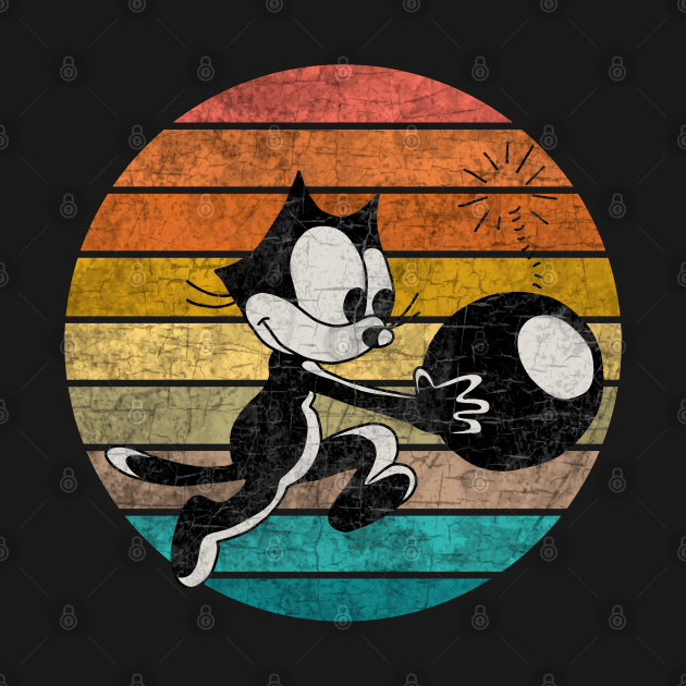 Felix The Cat with Bomb - Felix The Cat - T-Shirt | TeePublic