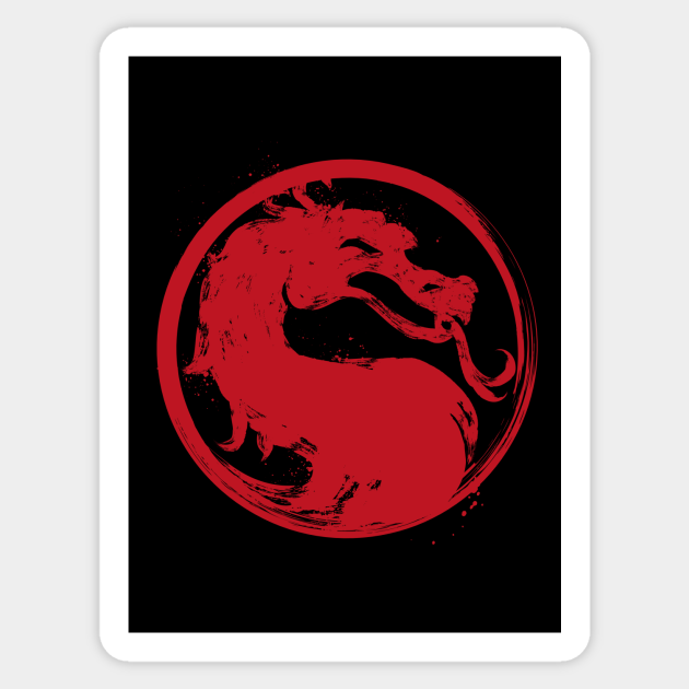 Mortal Symbol - Mortal Kombat - Sticker | TeePublic