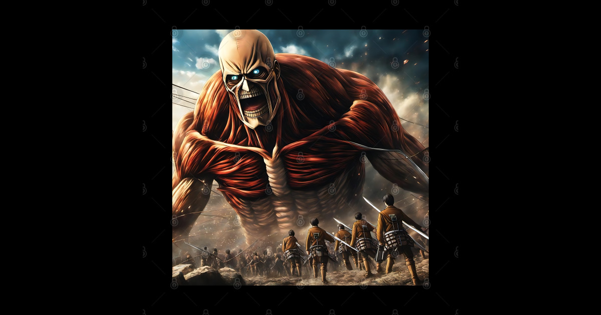 Colossal Titan 9 - Colossal Titan - Sticker | TeePublic