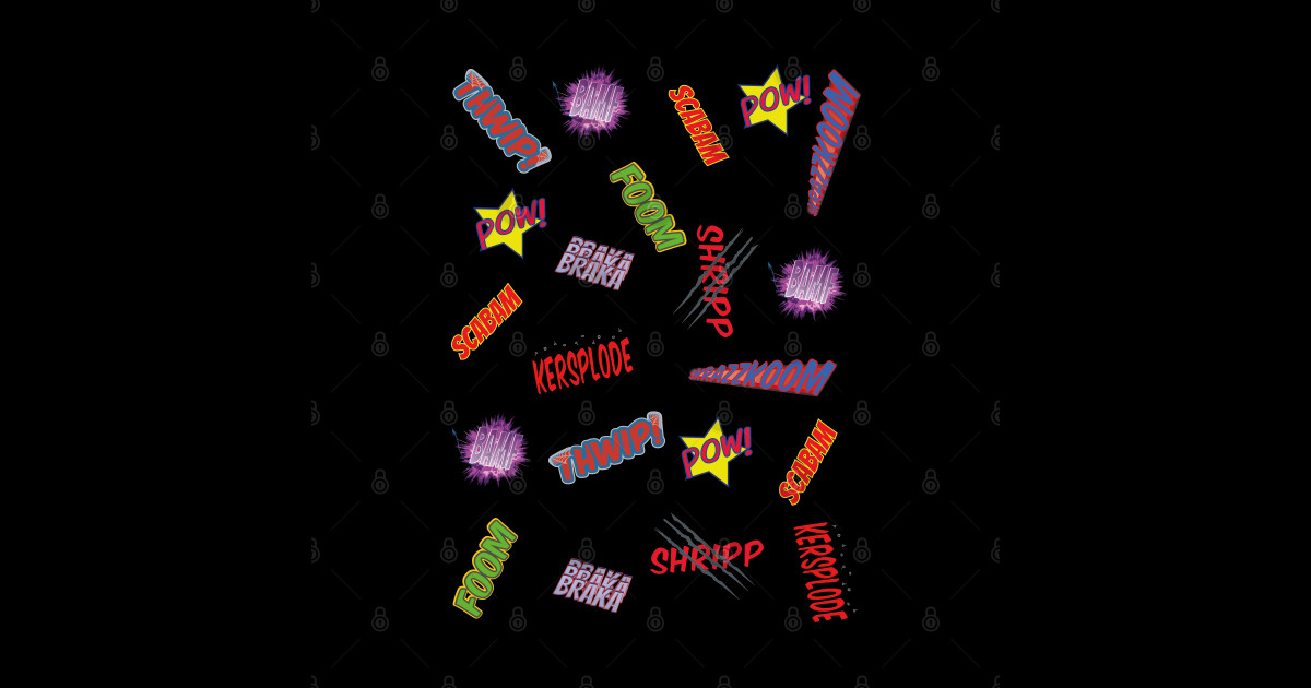 Comic Sounds - Marvel - Sticker | TeePublic