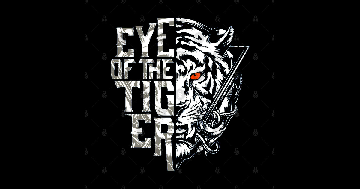 Eye Of the tiger - Eye Of The Tigers - Sticker | TeePublic