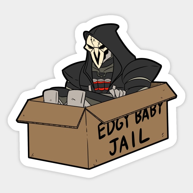 Edgy Baby Jail - Overwatch - Sticker | TeePublic