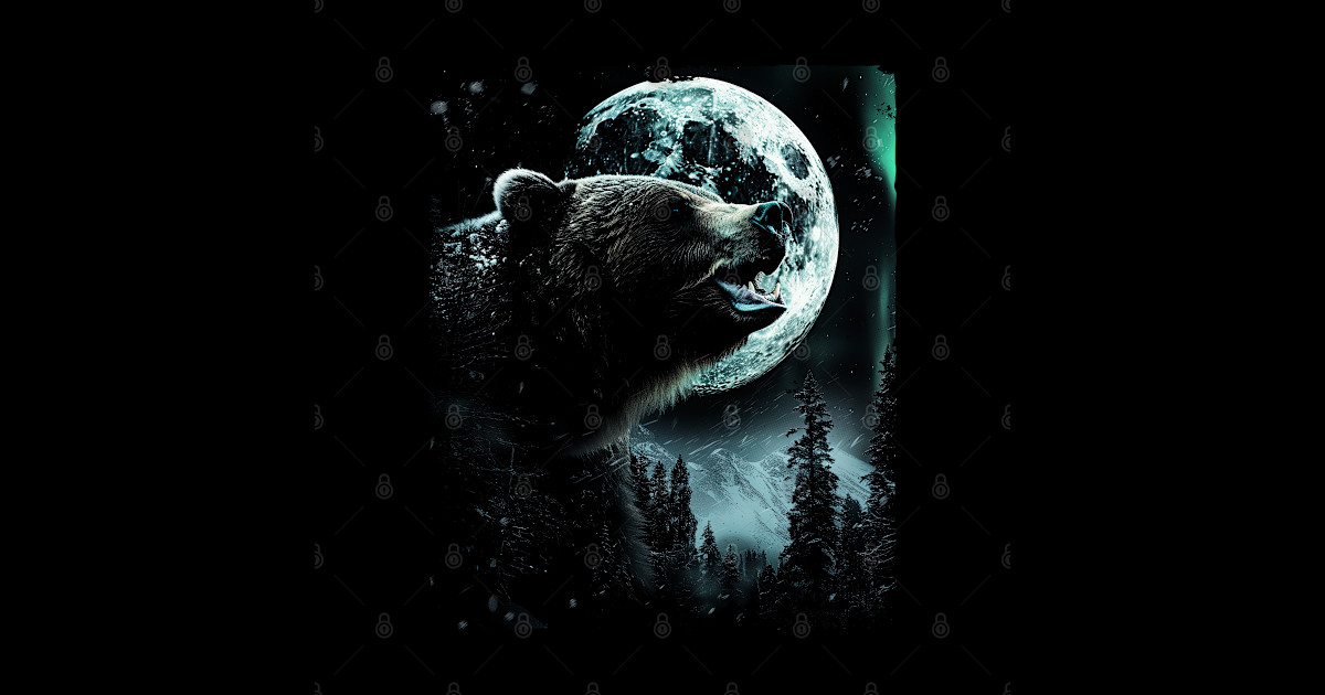 Wildlife Brown Grizzly Bear Spirit Animal in nature - Grizzly Bear ...