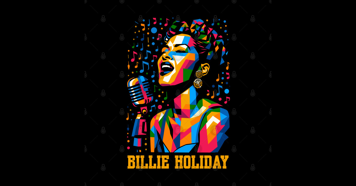 Queen Billie WPAP - Billie Holiday - Sticker | TeePublic