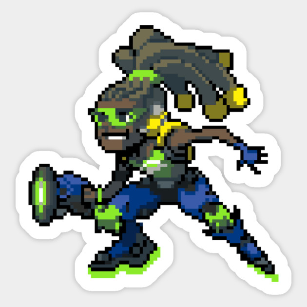 Lucio pixel merch - Overwatch - Sticker | TeePublic