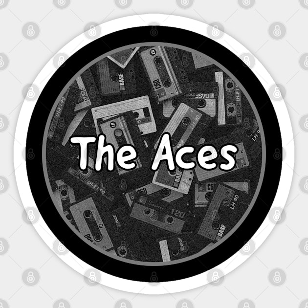 The Aces / Retro Music - The Aces - Sticker | TeePublic