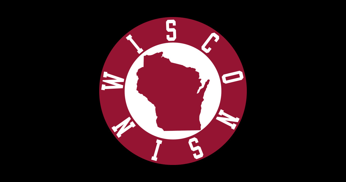 Wisconsin State Outline Decal - Wisconsin Outline - Posters and Art ...