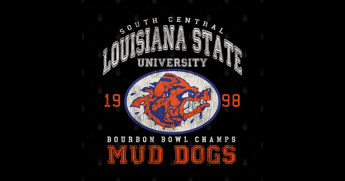 SCLSU Mud Dogs Waterboy Dks Worn - Bobby Boucher - Sticker | TeePublic