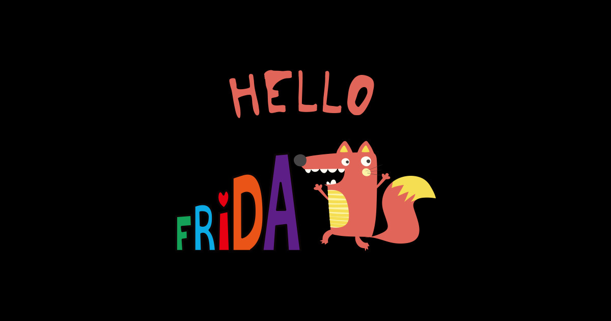 Hello Friday Fox Animal Weekend - Hello Friday Fox Animal - Sticker ...