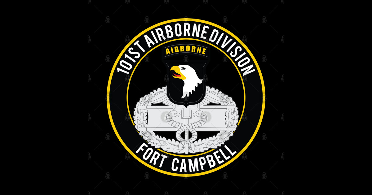 101st Airborne Combat Medical Badge CFMB - Screaming Eagles - Posters ...