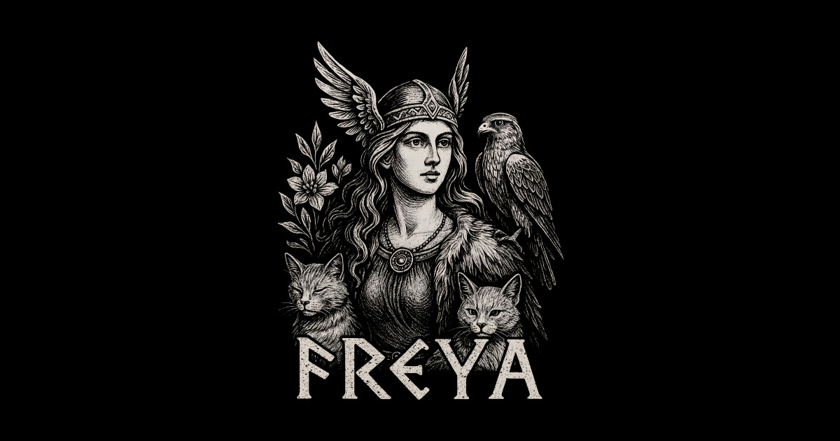 Freya Norse Goddess Viking Mythology - Freya - Sticker | TeePublic