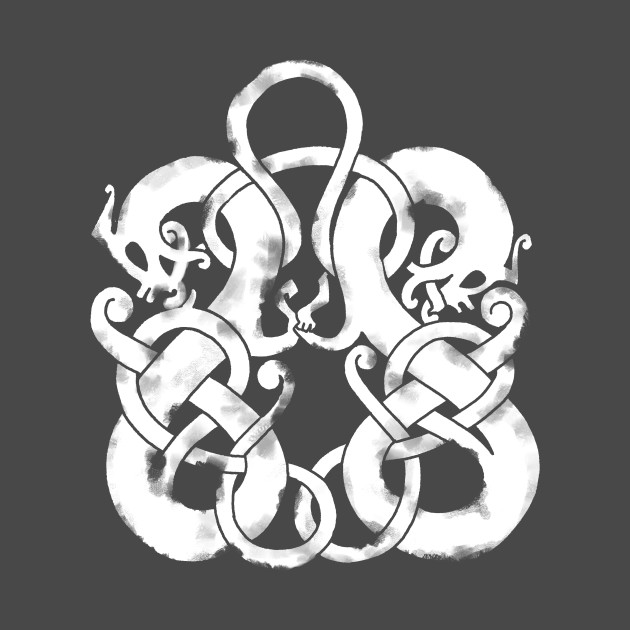 Viking Serpents - Vikings - T-Shirt | TeePublic