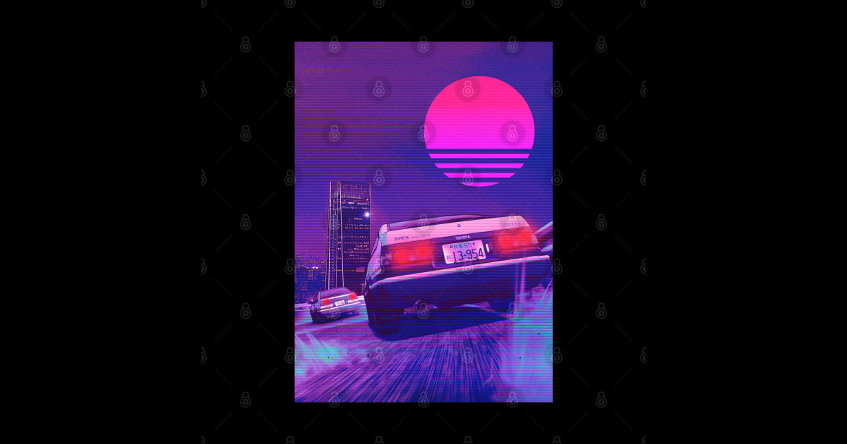 INITIAL D - Initial D - Sticker | TeePublic