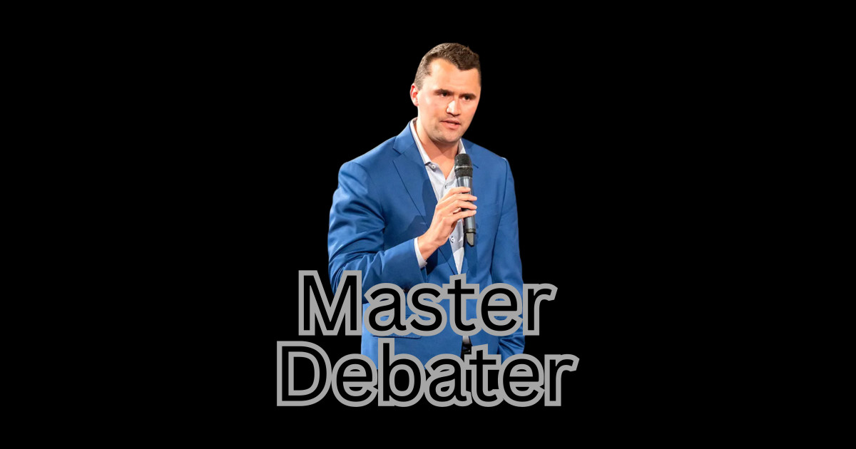 Charlie Kirk Master Debater - Charlie Kirk - Mug | TeePublic