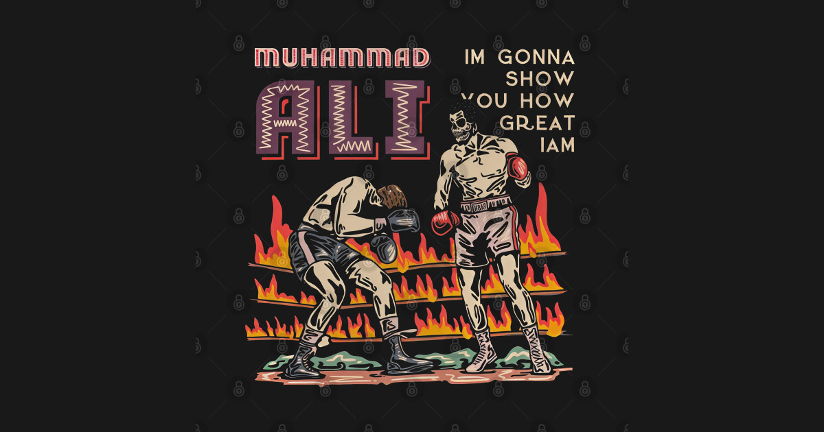 Muhammad Ali Skeleton - Muhammad Ali - T-Shirt | TeePublic