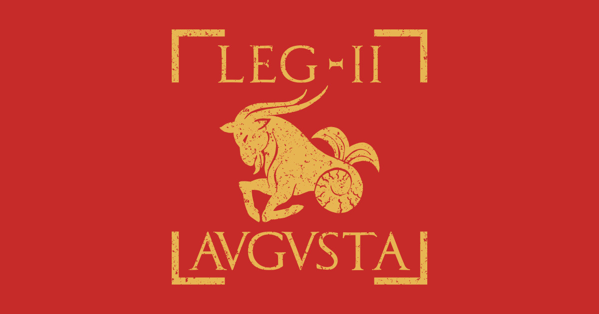 Legio II Augusta Capricornus Emblem Roman Legion - Vexillum - T-Shirt ...