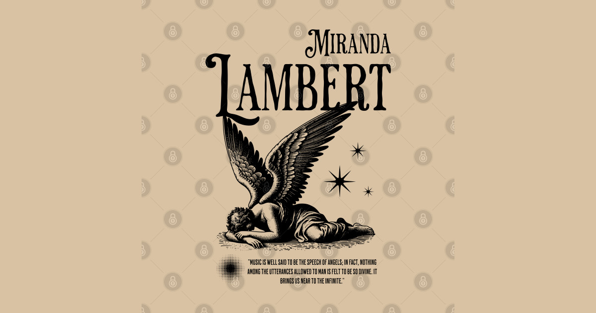 Miranda Lambert // Angel - Miranda Lambert - T-Shirt | TeePublic