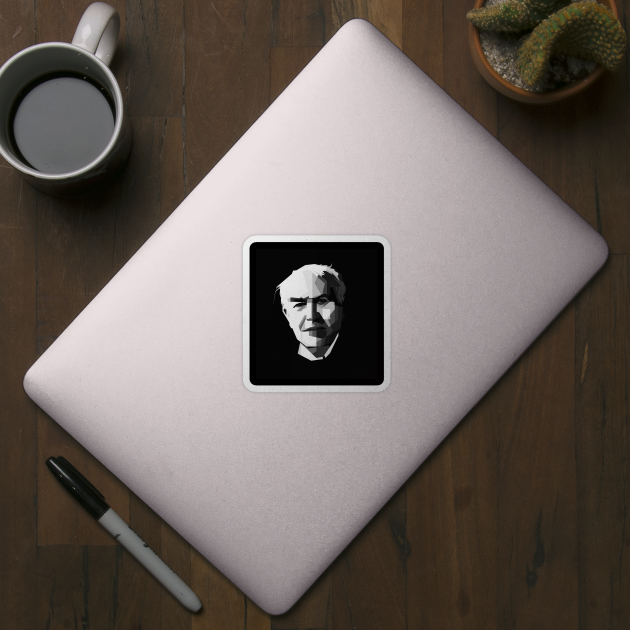 Thomas Edison - Thomas Edison - Sticker | TeePublic