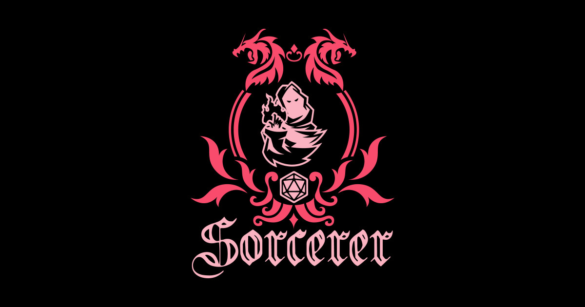D&D Sorcerer Simple Class Emblem - Sorcerer Class - Magnet | TeePublic