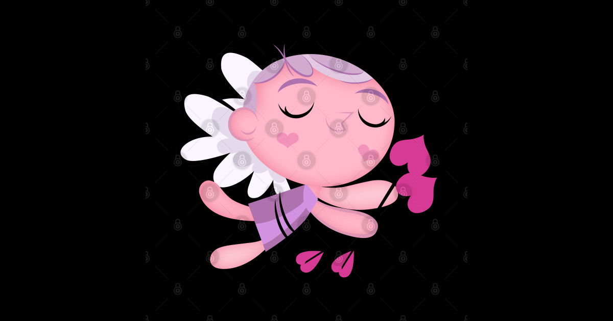 happy cupid - Cupid - Posters and Art Prints | TeePublic