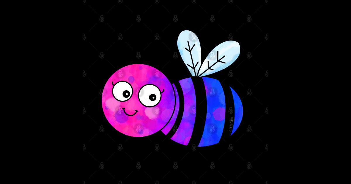 Bi bee. - Bisexual - Sticker | TeePublic