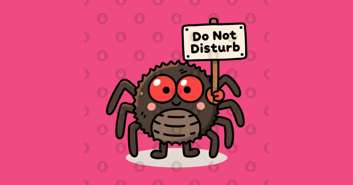 Chill Web – Relaxed Cartoon Spider - Lazy Spider - T-Shirt | TeePublic