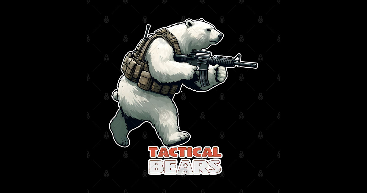 Tactical Bears - Tactical - Sticker | TeePublic