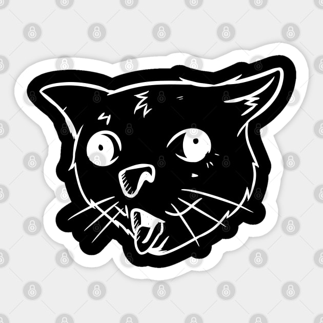 coughing cat meme - Coughing Cat Meme - Sticker | TeePublic