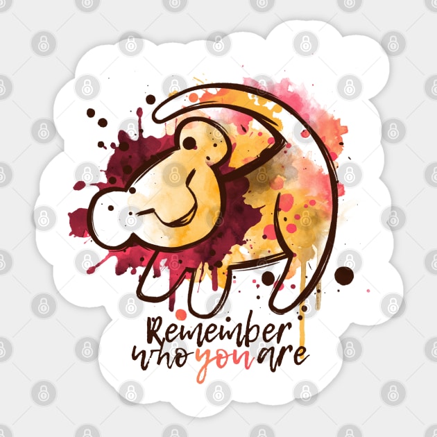 Remember - Lion - Sticker | TeePublic