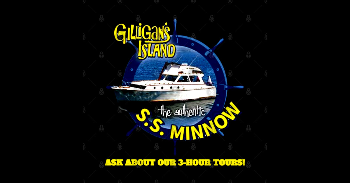 S.S Minnow tour, Gilligans island - Gilligans Island - Sticker | TeePublic