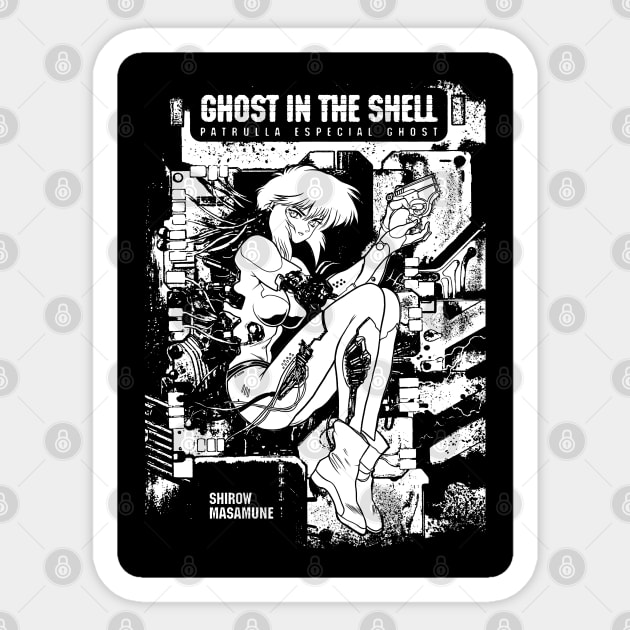 ghost in the shell - Ghost In The Shell - Sticker | TeePublic