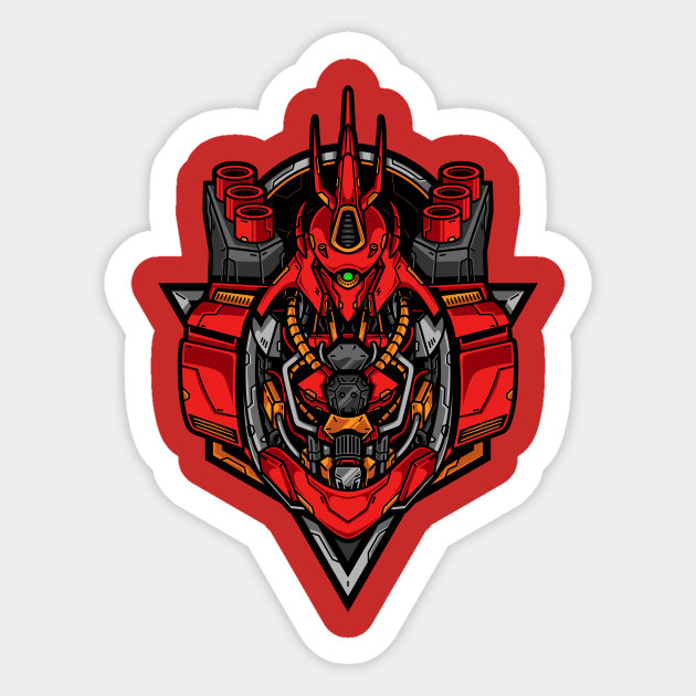 Sazabi - Gundam Sazabi - Sticker | TeePublic