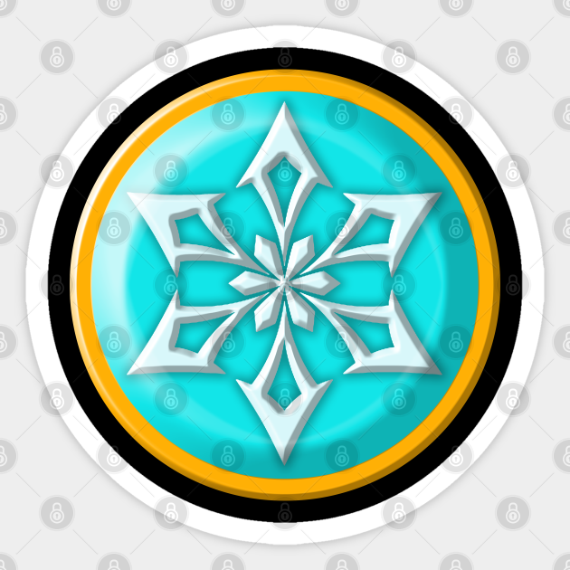 Genshin Impact Cryo vision - Genshin Impact Game - Sticker | TeePublic