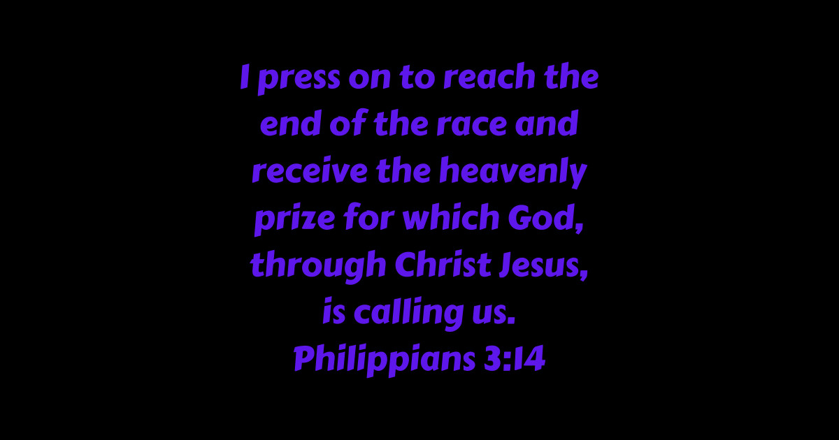 Bible Verse Philippians 3:14 - Philippians 3 14 - Sticker | TeePublic