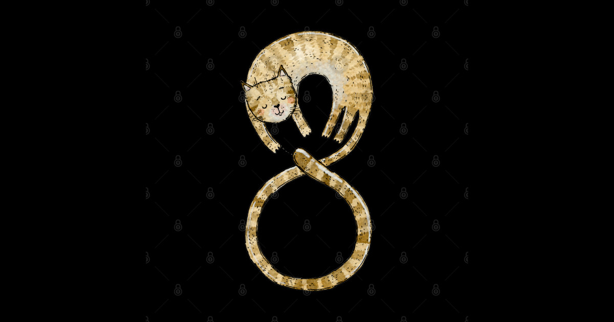 Infinity Cat - Cat - Tapestry | TeePublic